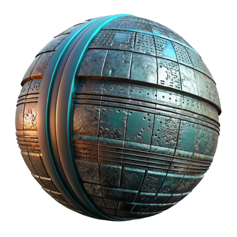 vibrant classic Rotating Sphere with Algorithm Code Isolated Element detailed 57856906 PNG