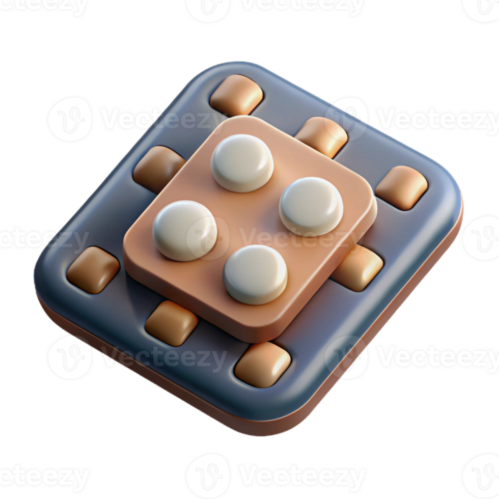 Magnificent Abstract Stretchable Sensor Array Closeup Isolated