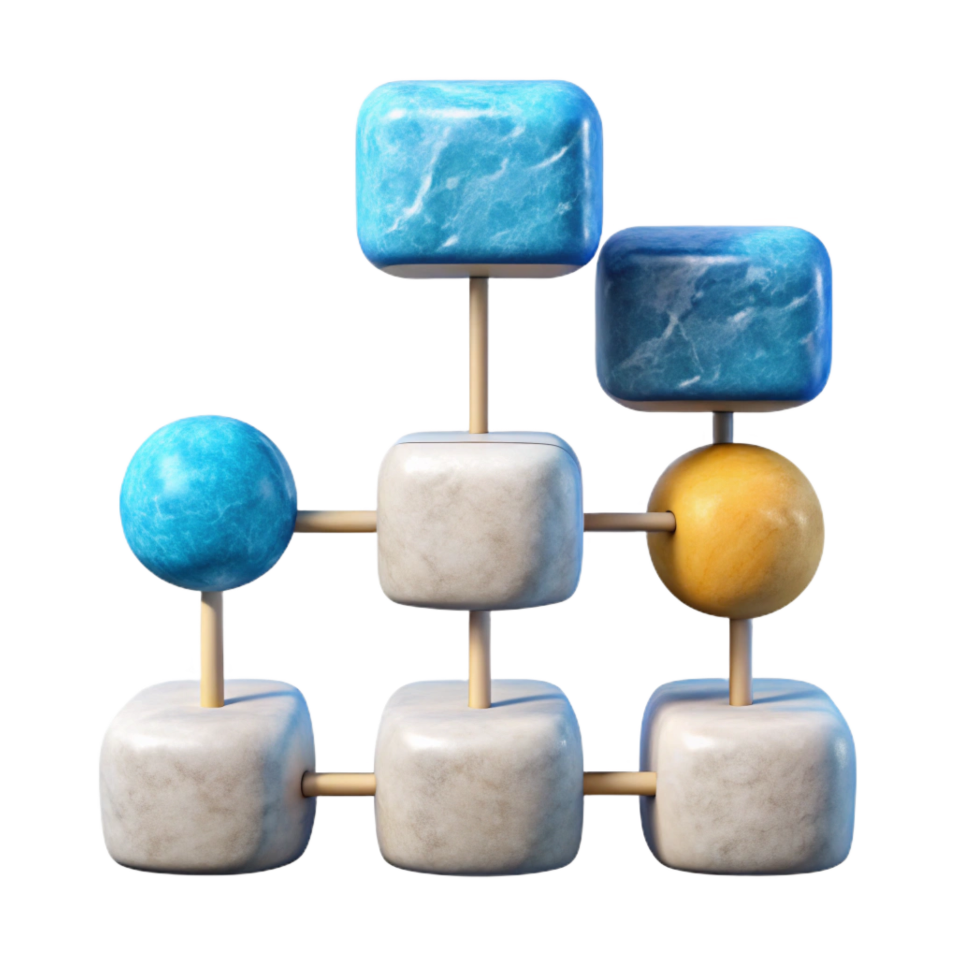 elegant minimalist Quantum Algorithm Visualization with Flowchart Structure high resolution ...