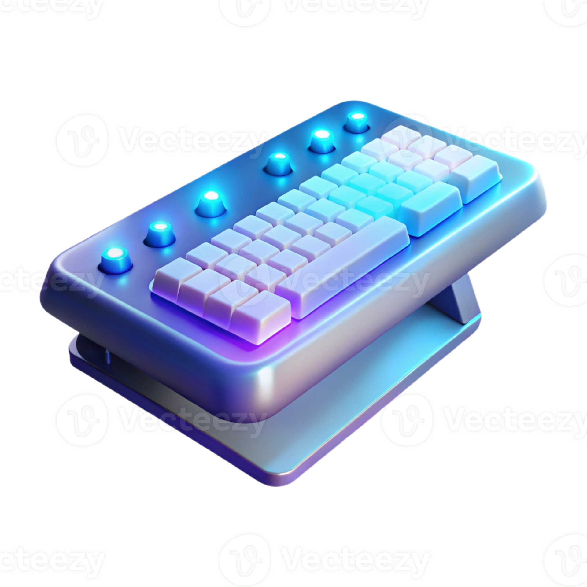 dramatic traditional A Holographic Keyboard Projected Onto A high ...