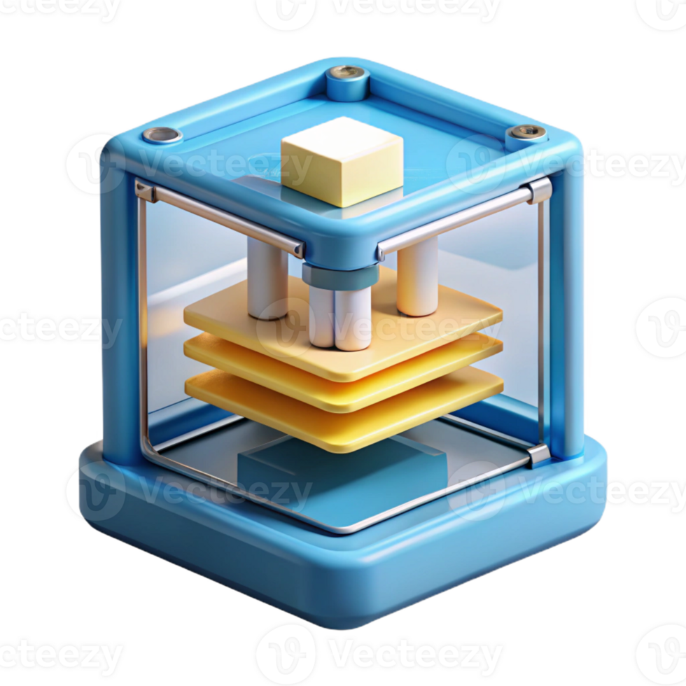Wonderful Traditional A D Printer Creating A Complex Object Premium