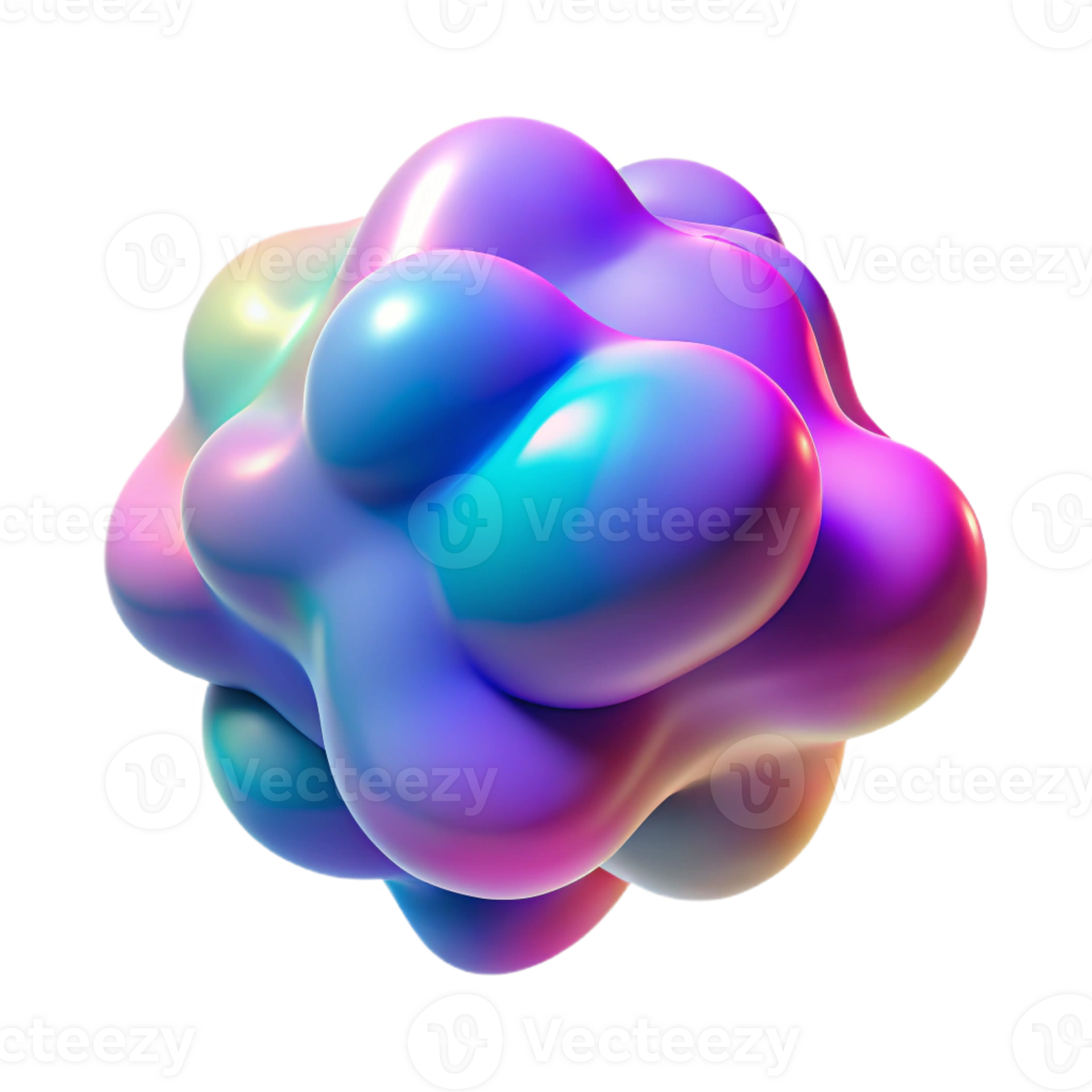 magnificent artistic Amorphous Blobs of Vibrant Color Morphing authentic 57899683 PNG
