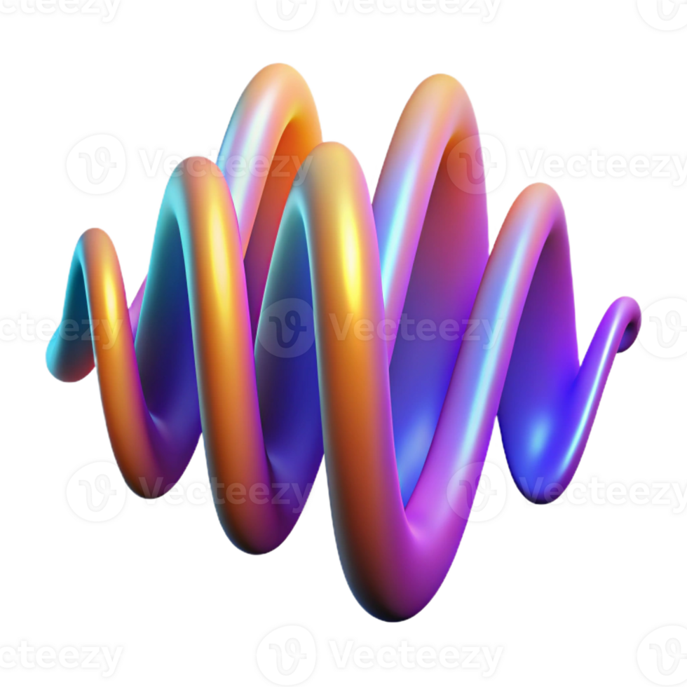 Magnificent Abstract Abstract Sound Wave Visualization High Resolution 57899918 Png