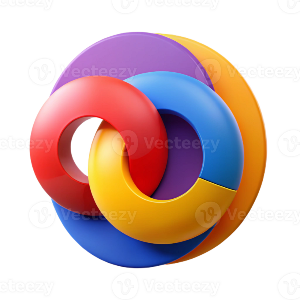 Extraordinary Artistic A Dynamic Composition Of Overlapping Circ