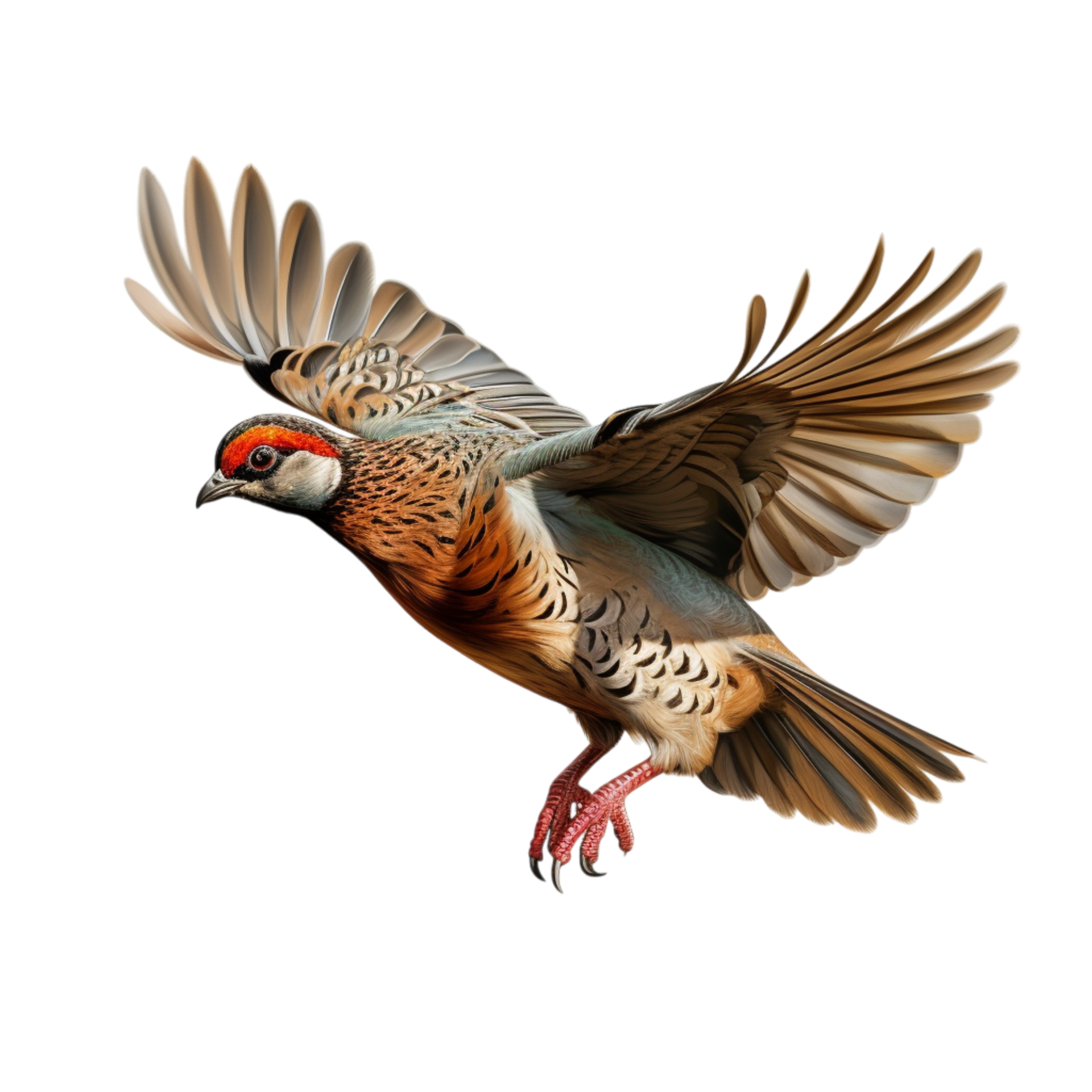 Beautiful brown bird flying its wings spread wide 57903730 PNG