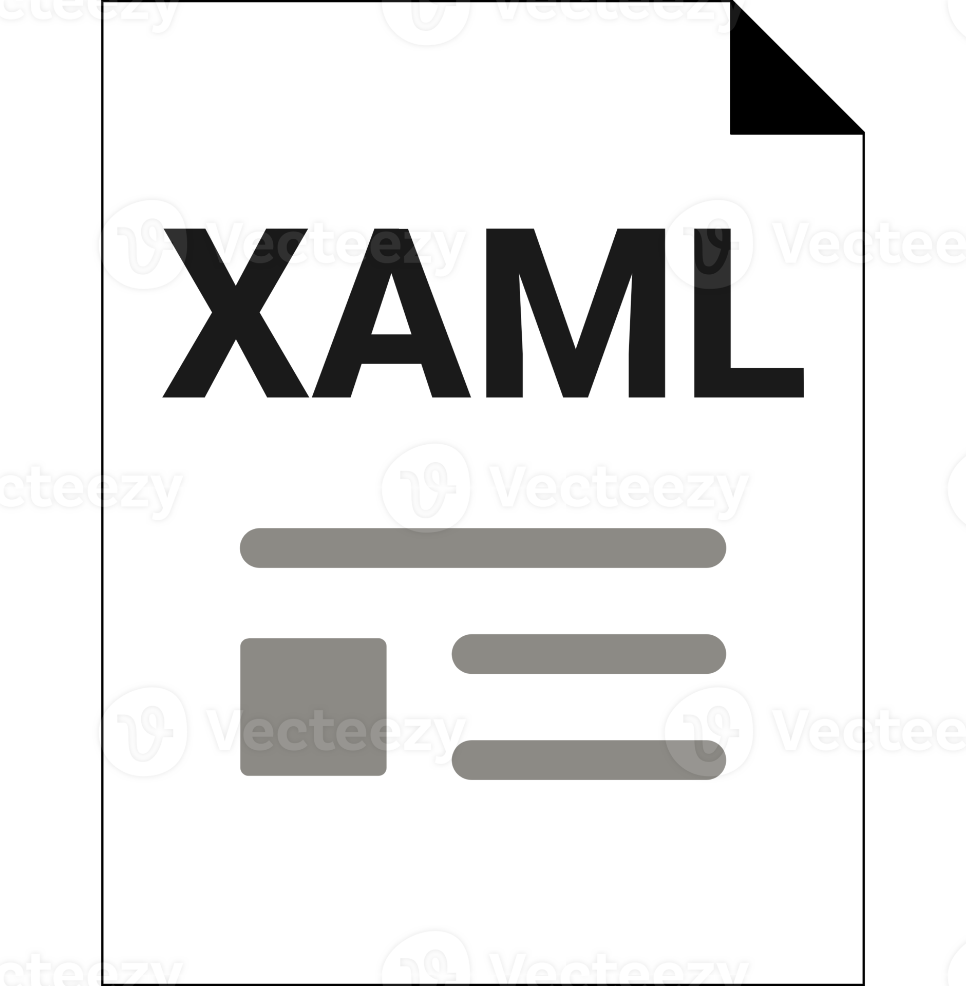 Xaml Icon Natural Gray Color Illustration 57912322 PNG