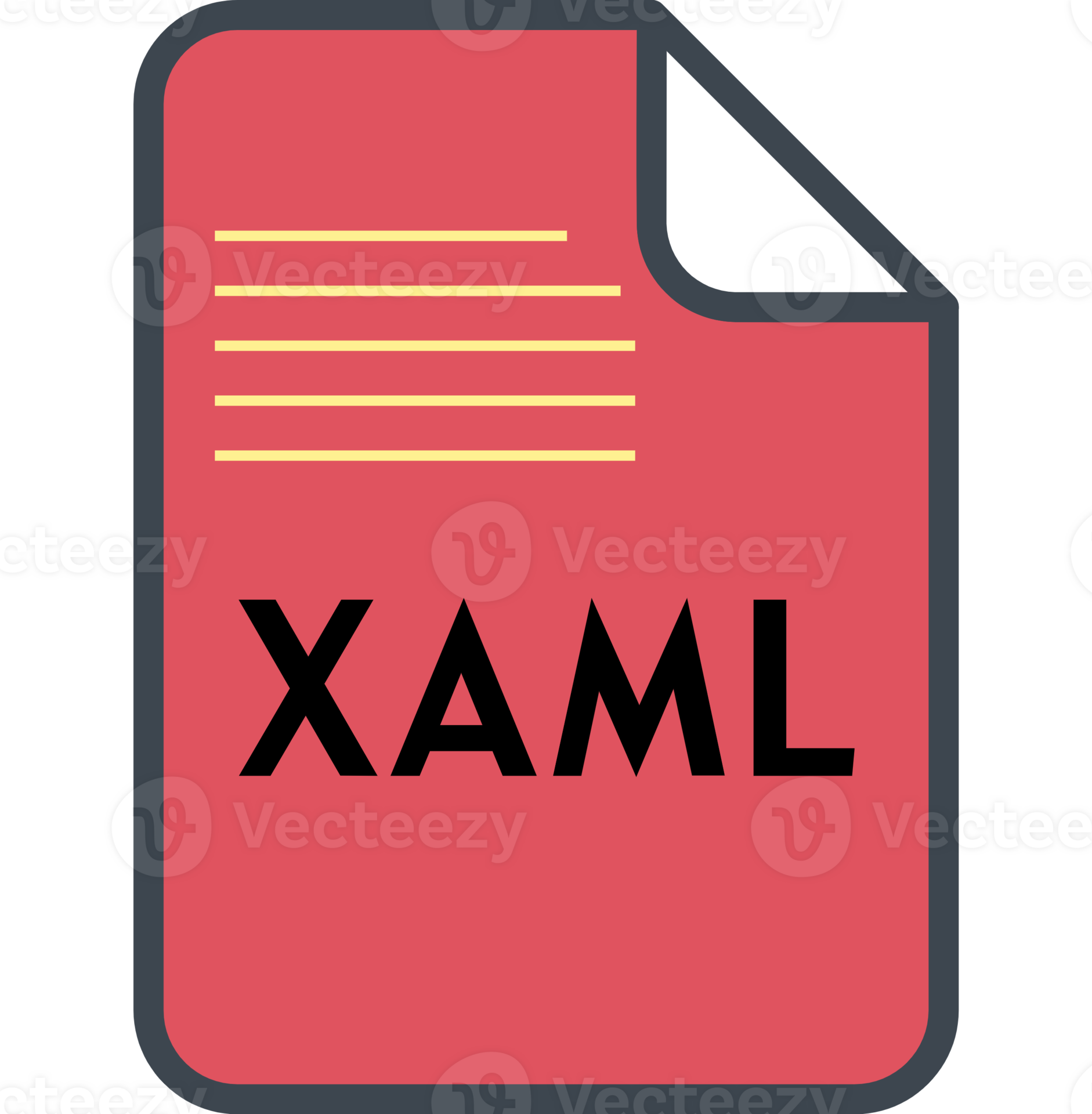Creative Xaml File Icon Fill And Outline Rounded Corners Graphic 57912390 PNG