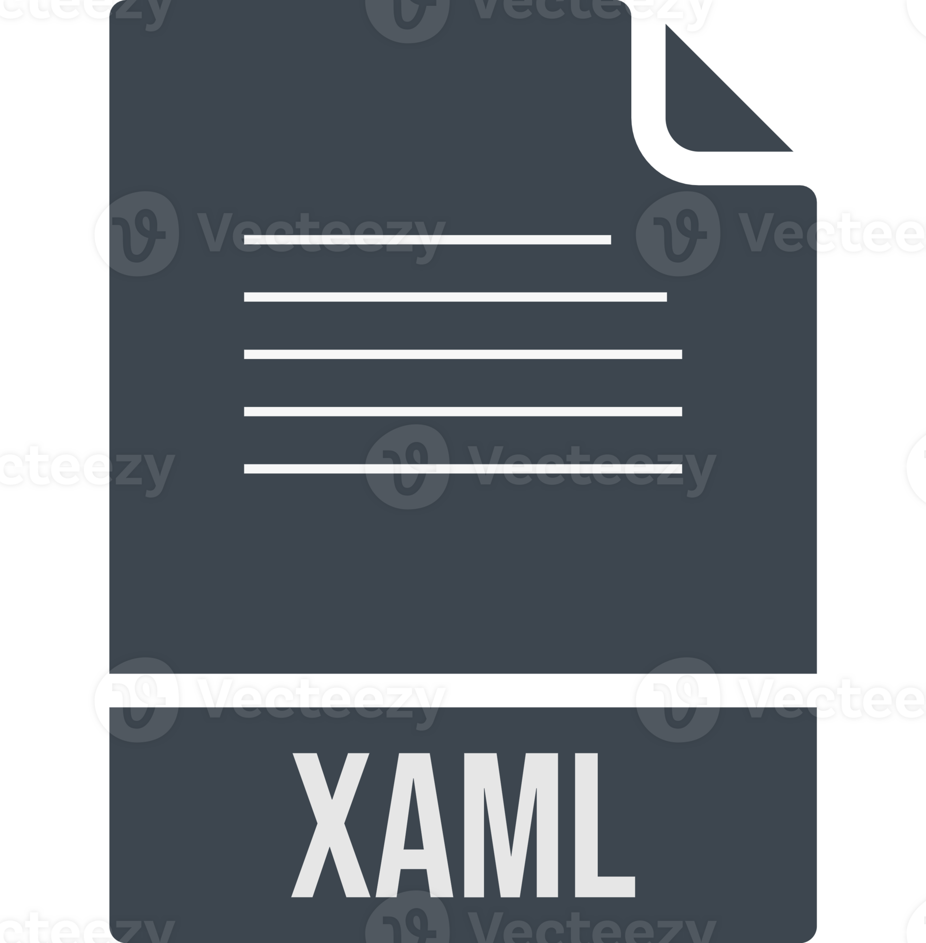Xaml File Icon Fill Rounded Corners Design Element 57912397 PNG