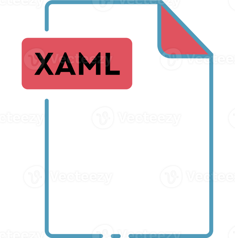 xaml archivo formato mínimo icono contorno diseño elemento 57912405 PNG