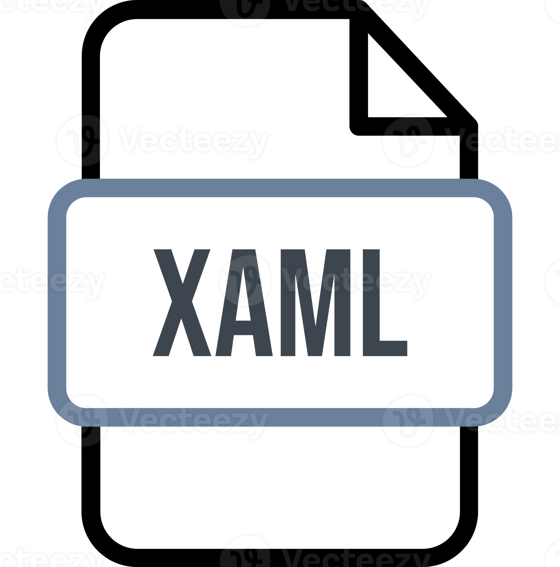 Xaml File Icon With Bold Outline Art 57912410 PNG