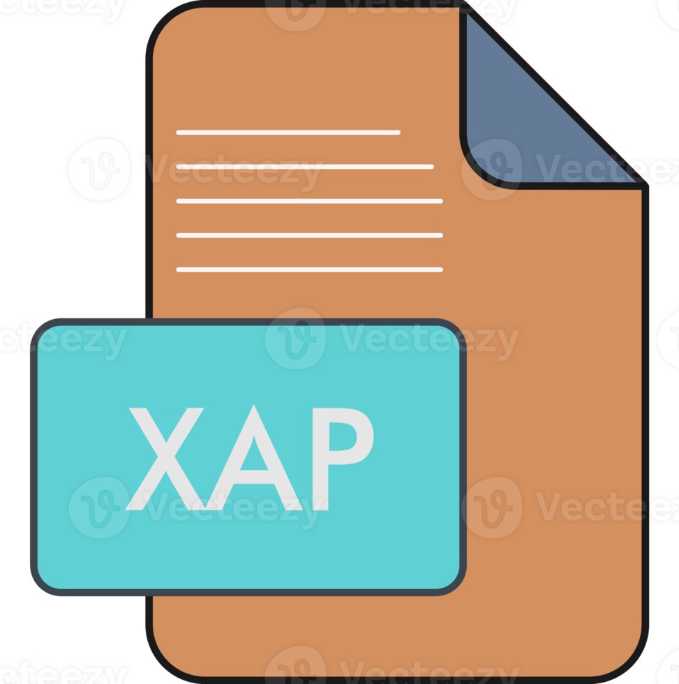Creative Xap File Extension Icon Fill And Outline Graphic 57912493 PNG