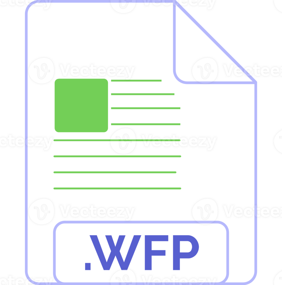 Wfp File Icon Little Lines Outline 57912839 Png