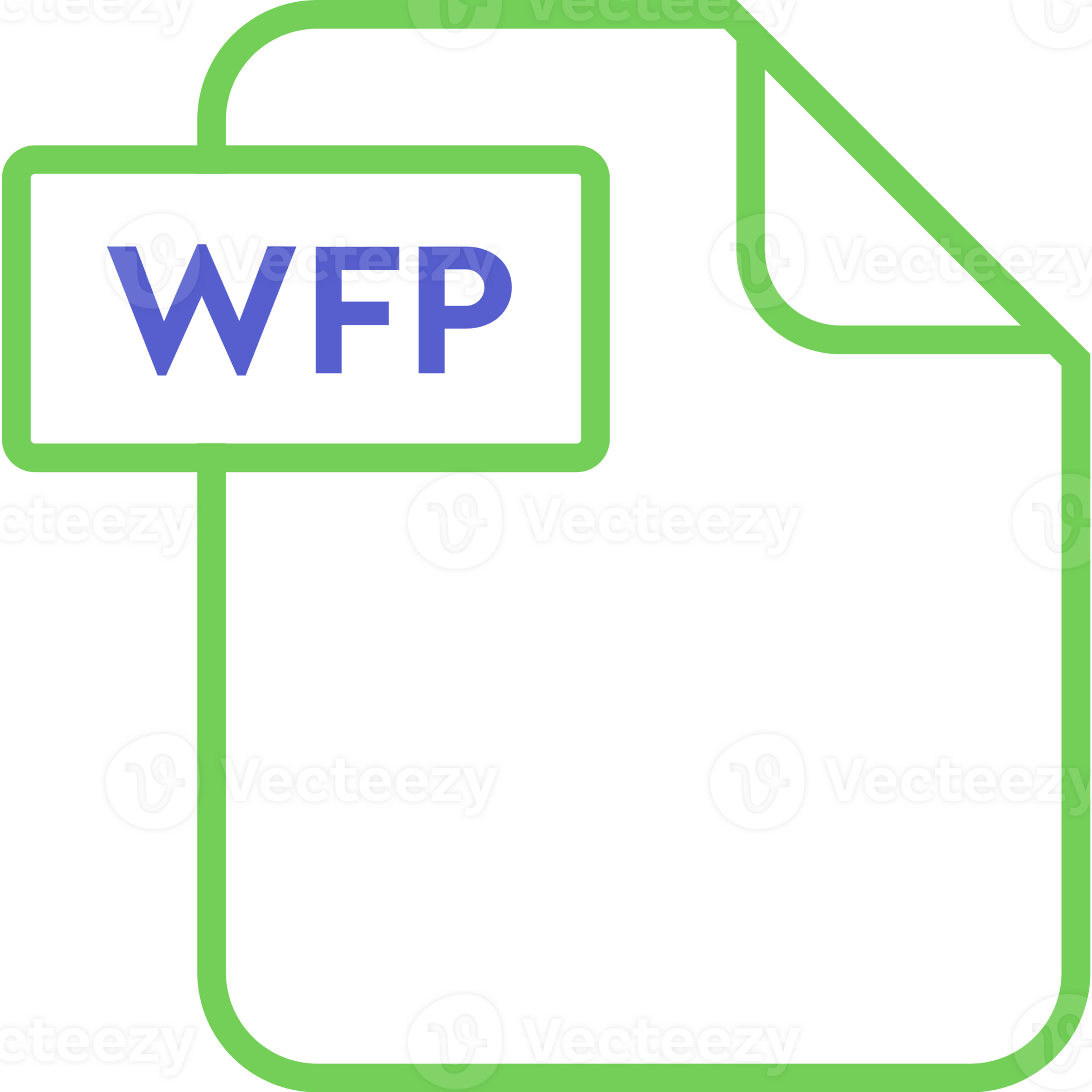 Wfp File Format Icon Rounded Shapes Outline 57912841 Png