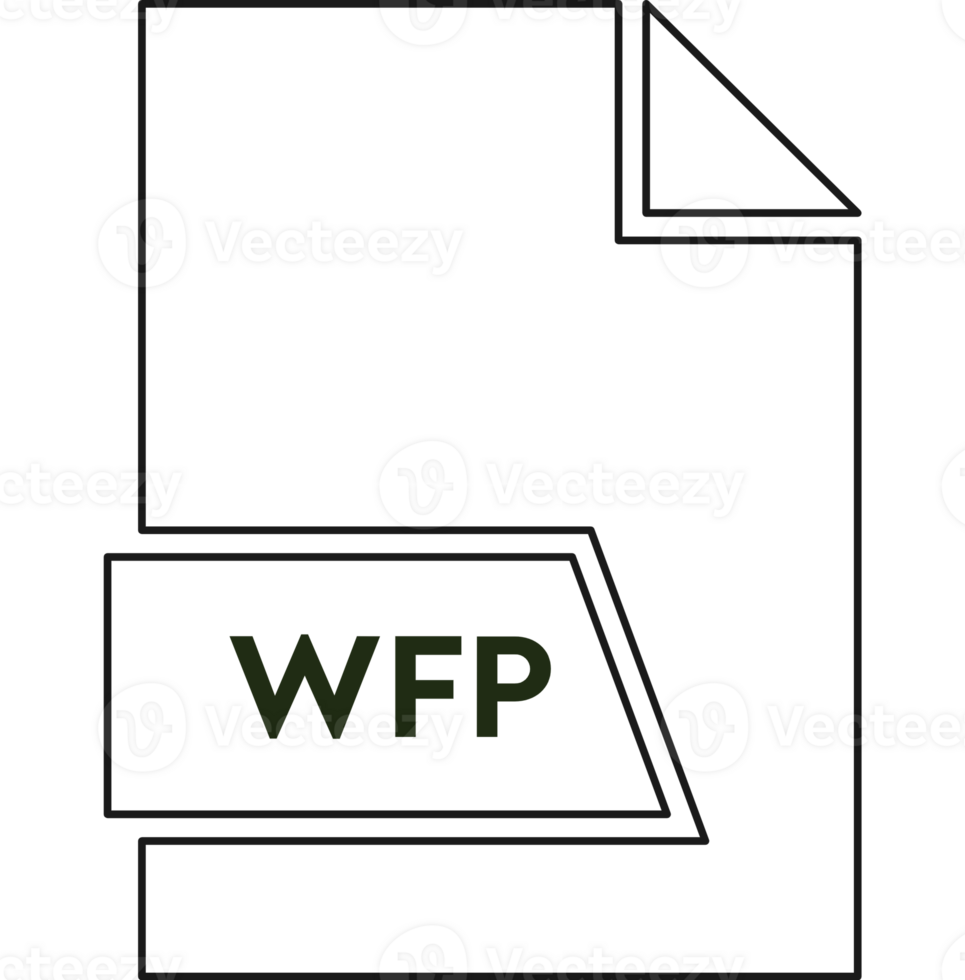 Wfp File Format Icon Spacing In Objects 57912886 Png