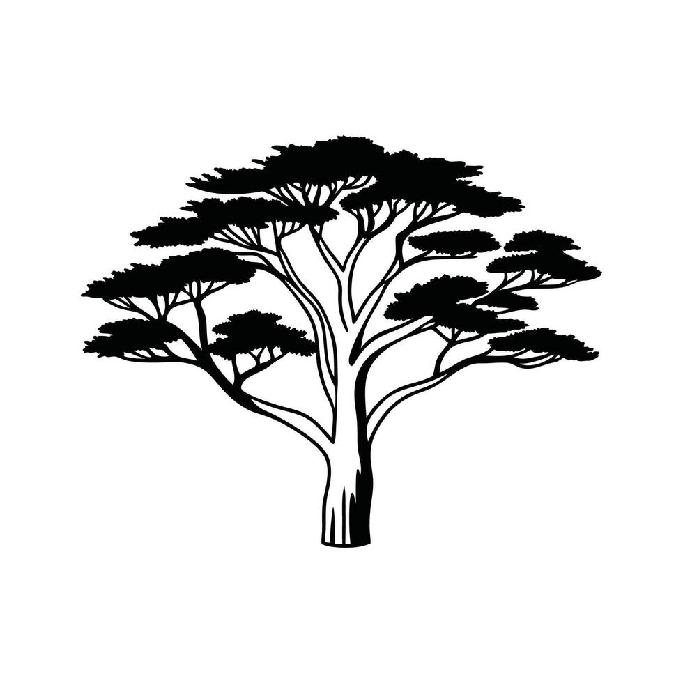 Outline Design of Arizona Cypress Tree 57956097 Vector Art at Vecteezy