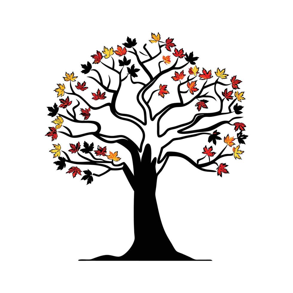 Creative Design of Maple Tree 57957032 Vector Art at Vecteezy