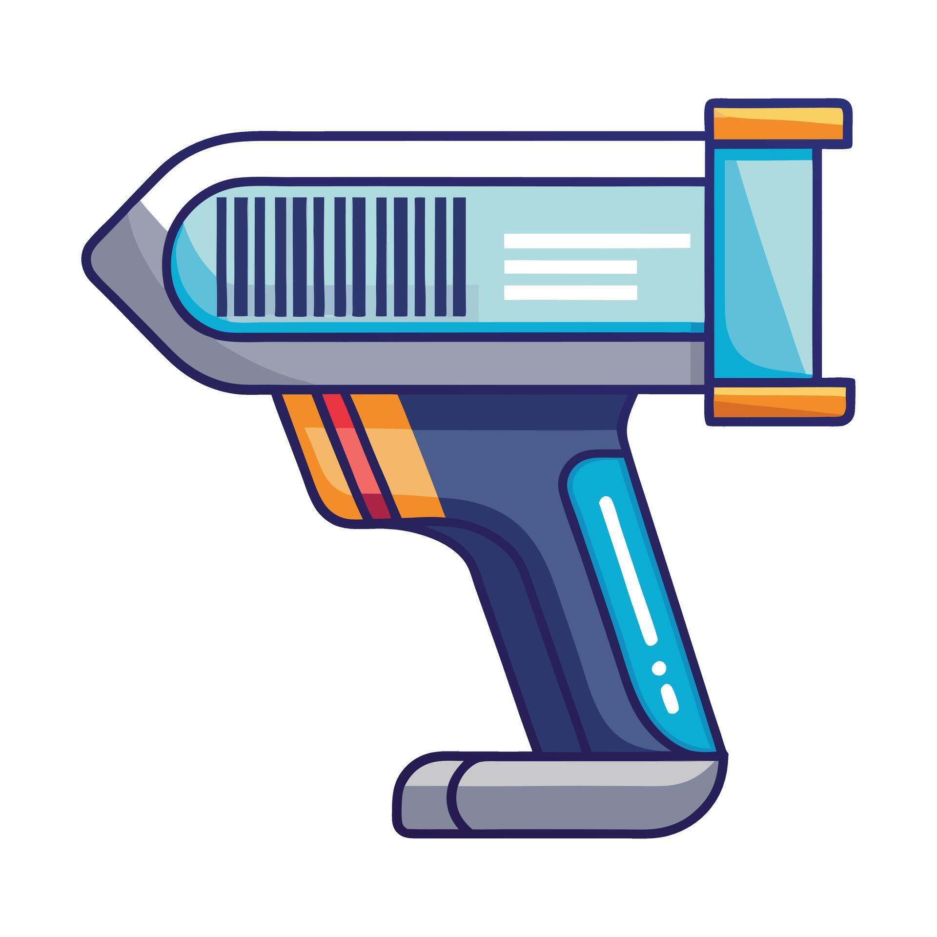 Modern Barcode Scanner Icon with Handheld Barcode Scanner and Red ...