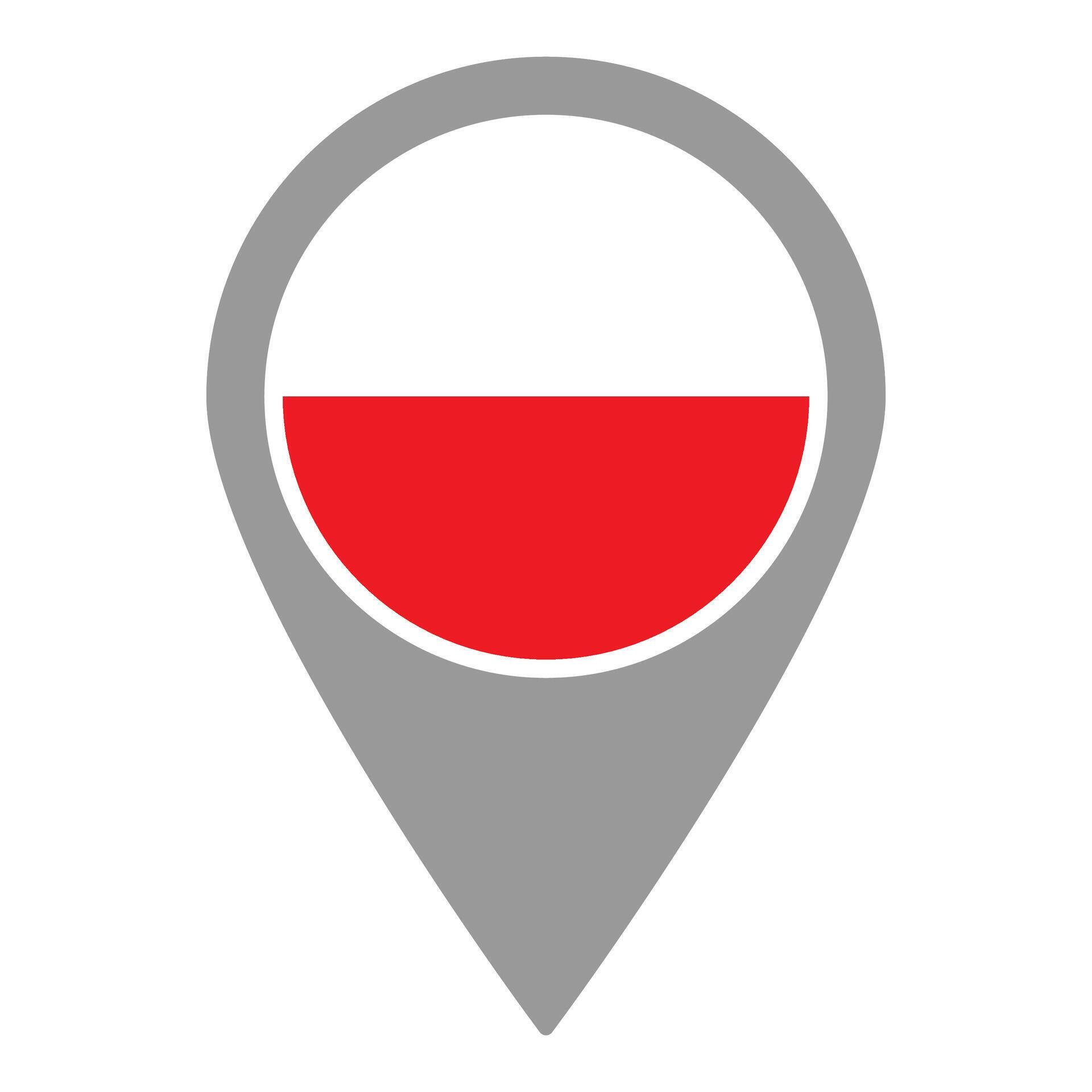 Monaco flag location pin, flag application, Flag on Location Pin, map pointer, illustration ...
