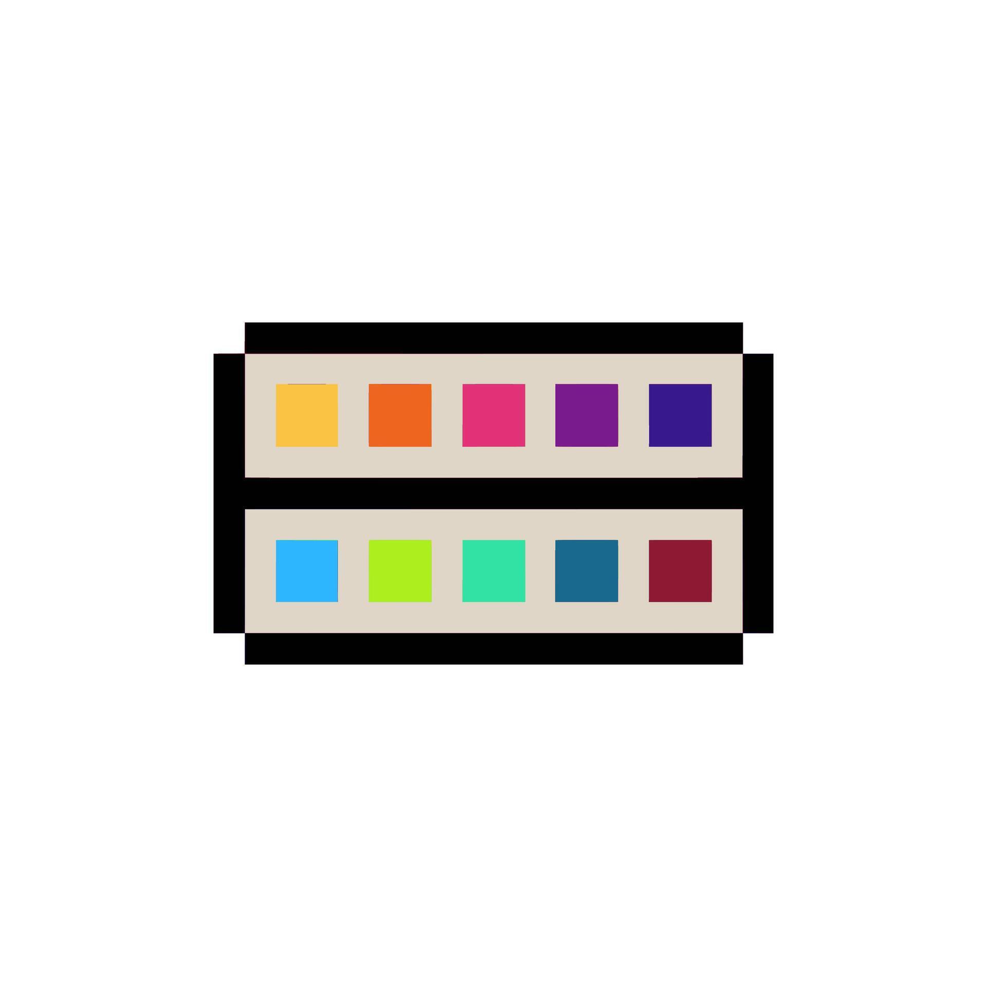 palette color square 57986013 Vector Art at Vecteezy