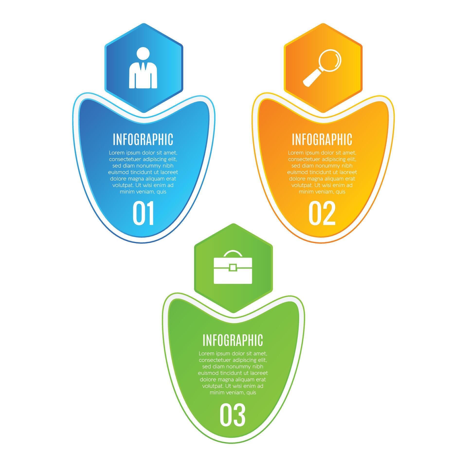Modern business editable infographic 3 step creative concept workflow layout chart list design ...