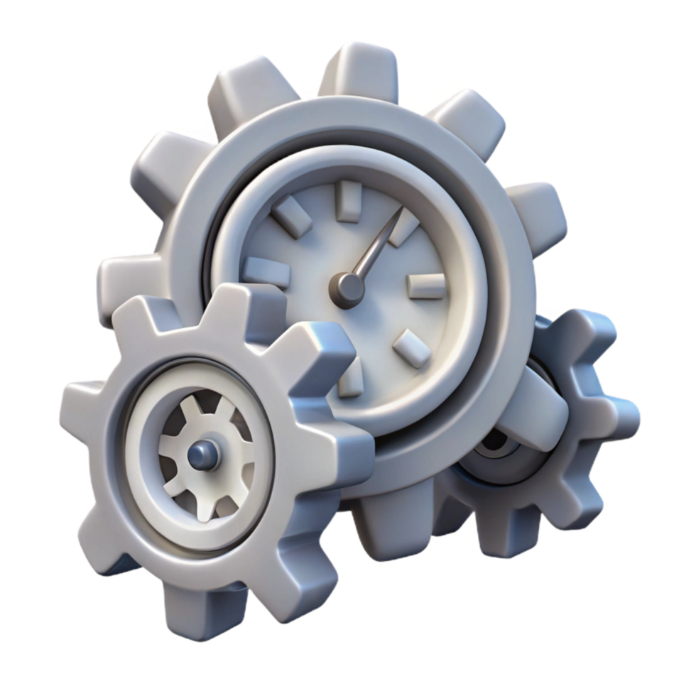 Magnificent Rustic Abstract Clock Gears Interlocking Isolated High Resolution 58003201 Png