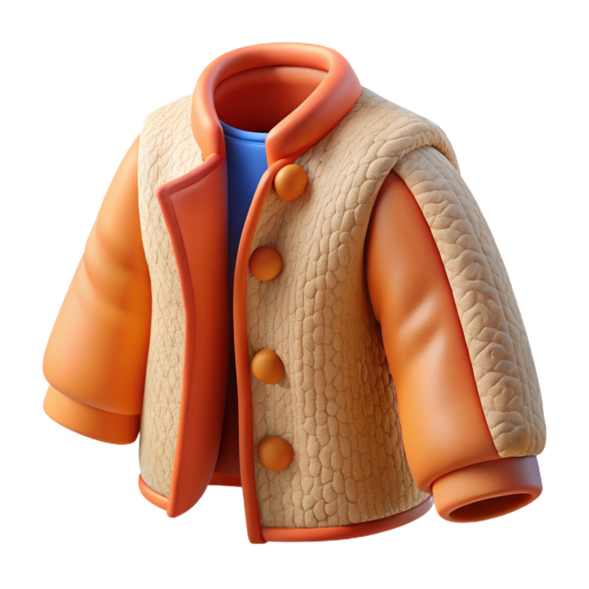 Vibrant Artistic Adaptive Clothing Fiber Cross Section Isolated Element