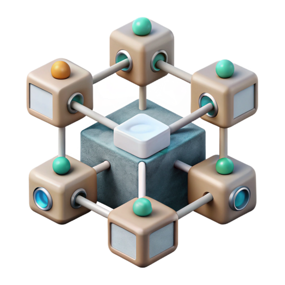Vibrant Minimalist Adaptive Infrastructure Network Isolated Connected