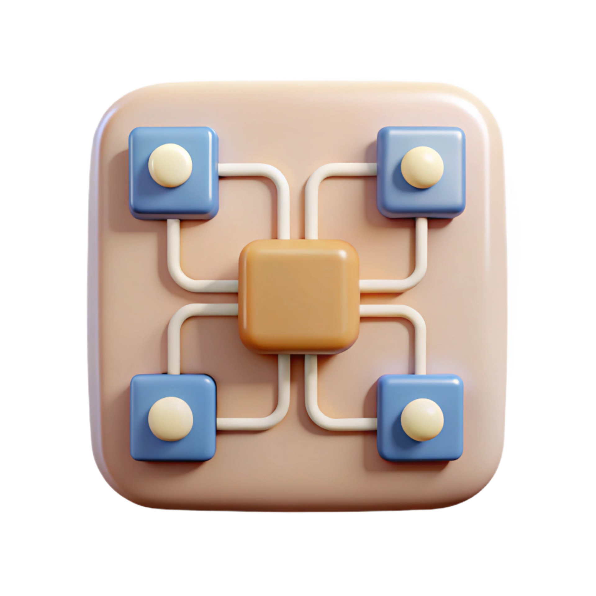 beautiful artistic Artificial Intelligence Algorithm Icon with ...