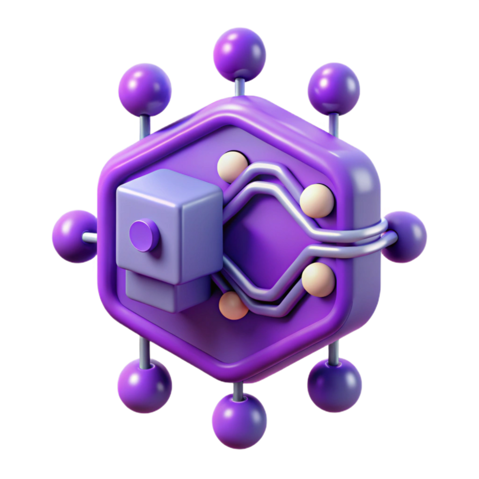 impressive modern Encrypted Data Stream Visualization Purple Isolated ...