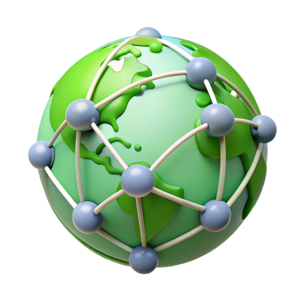serene rustic Global Network Connections Isolated with Green Accents ... serene rustic Global Network Connections Isolated with Green Accents ...