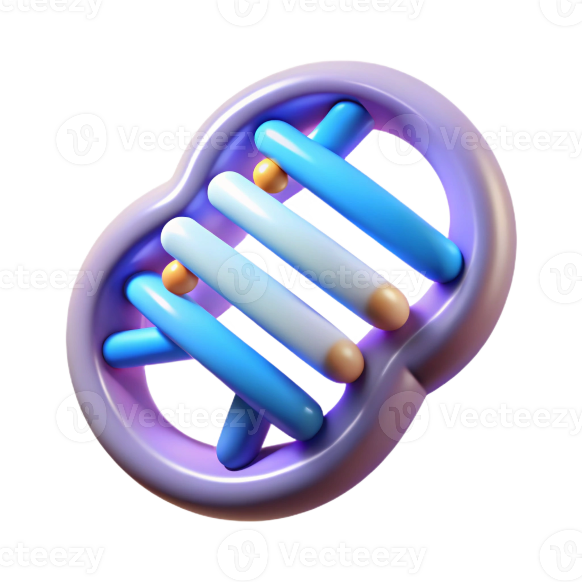 Wonderful Modern Glowing Dna Data Storage Visualization Cutout Element