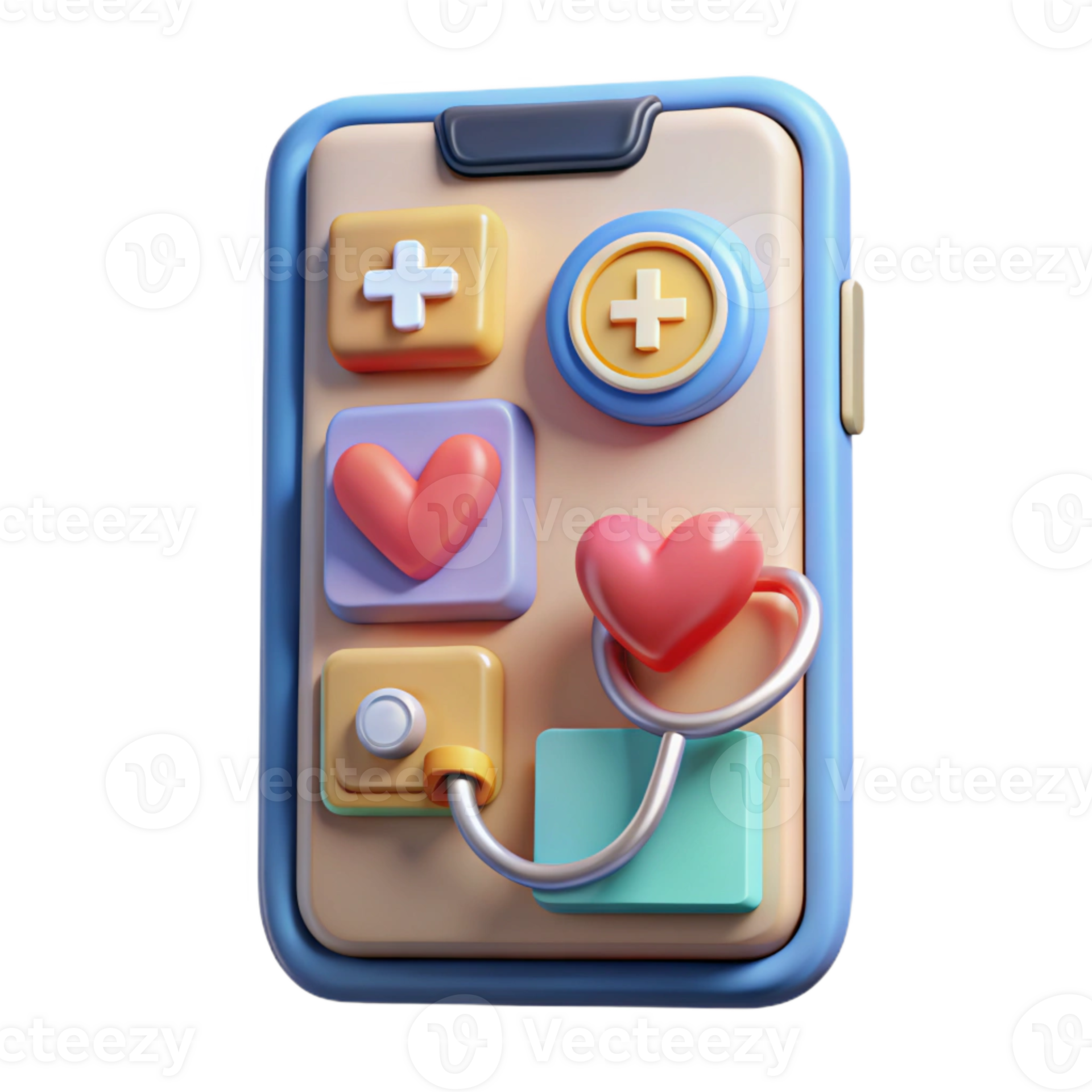 Magnificent Minimalist Mobile Health App Interface Design Cutout