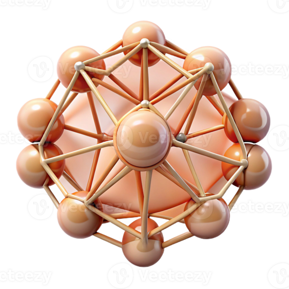 magnificent modern Neural Network Structure Illustration Transparent ...