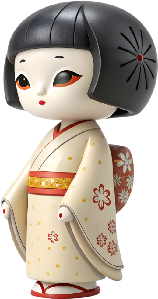 Mysterious Yokai Spirit Doll Clipart Inspired by Japanese Legends. . 58054423 PNG