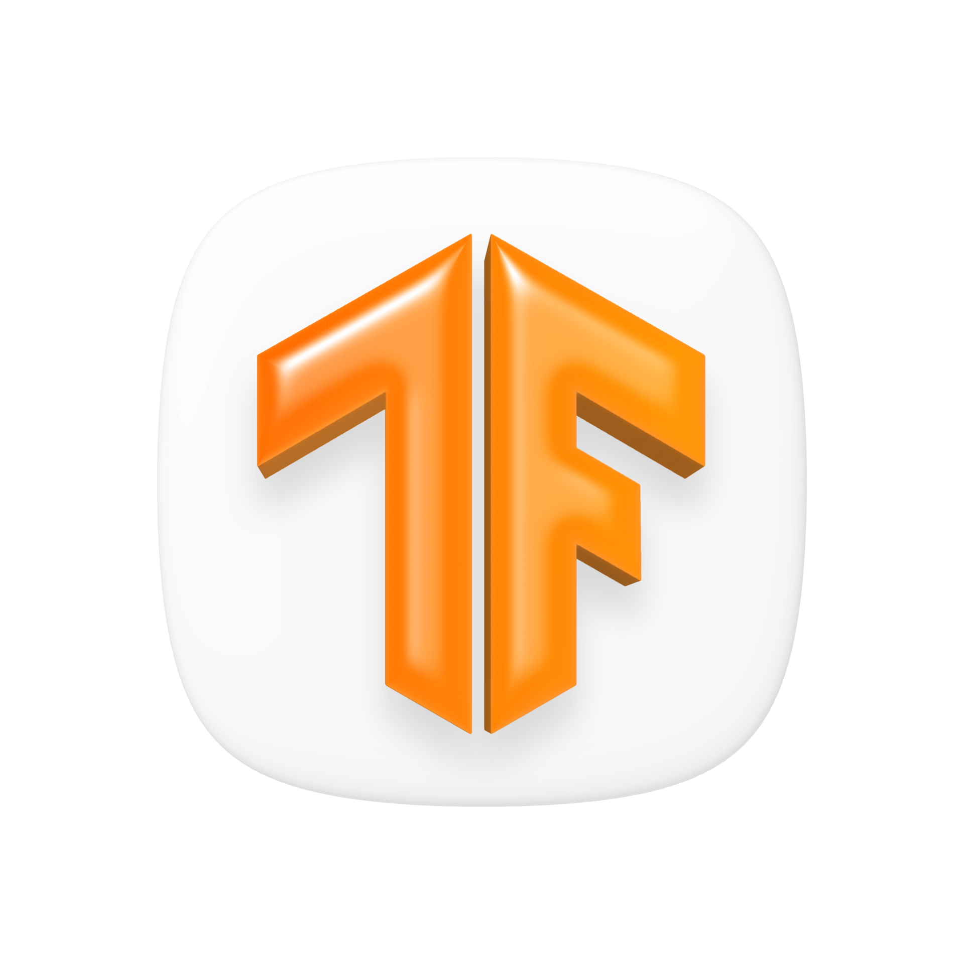 TensorFlow logo on transparent background 58072303 PNG