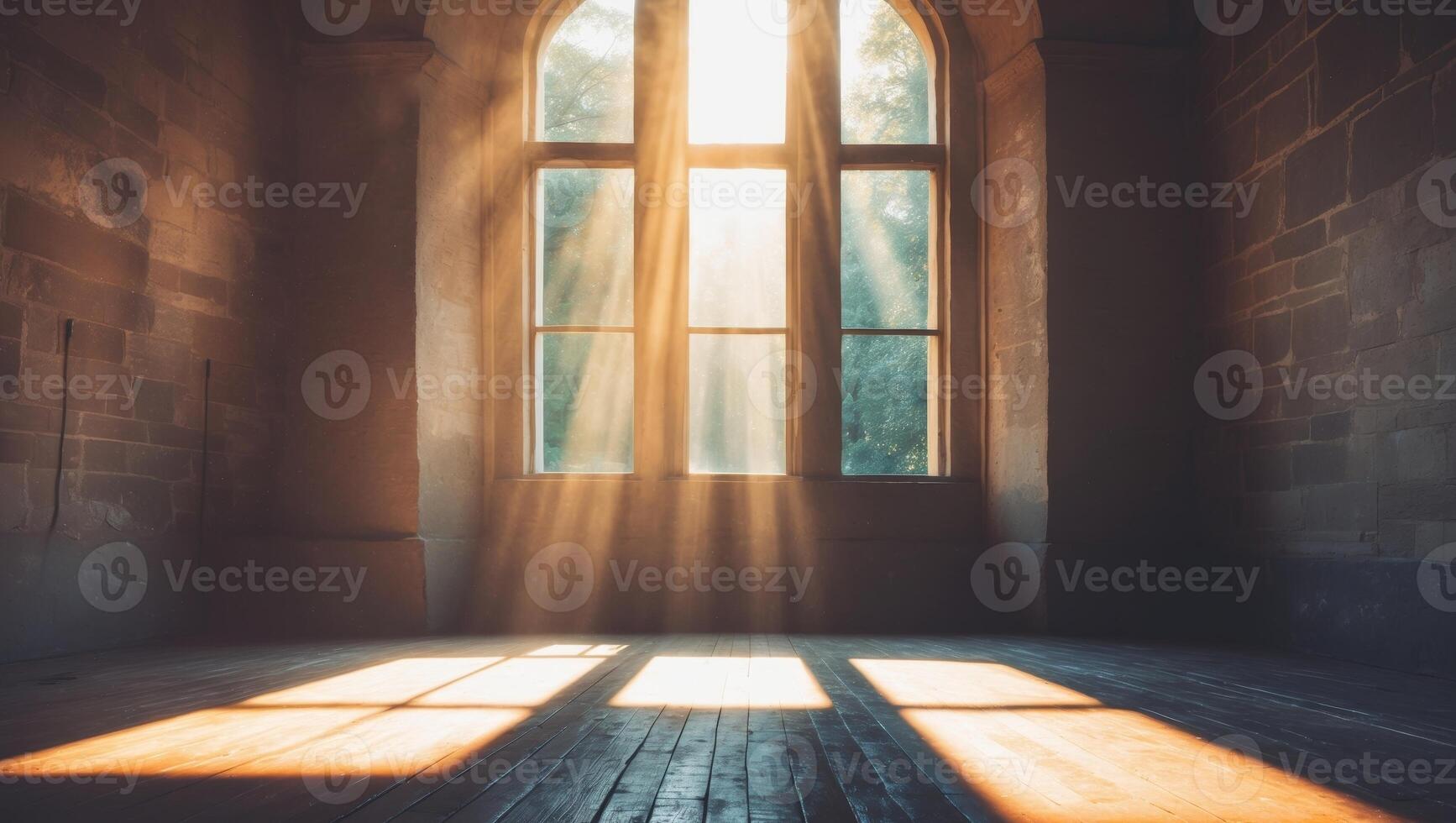 Sunlight shining through a window in an old building 58087361 Stock Photo at Vecteezy