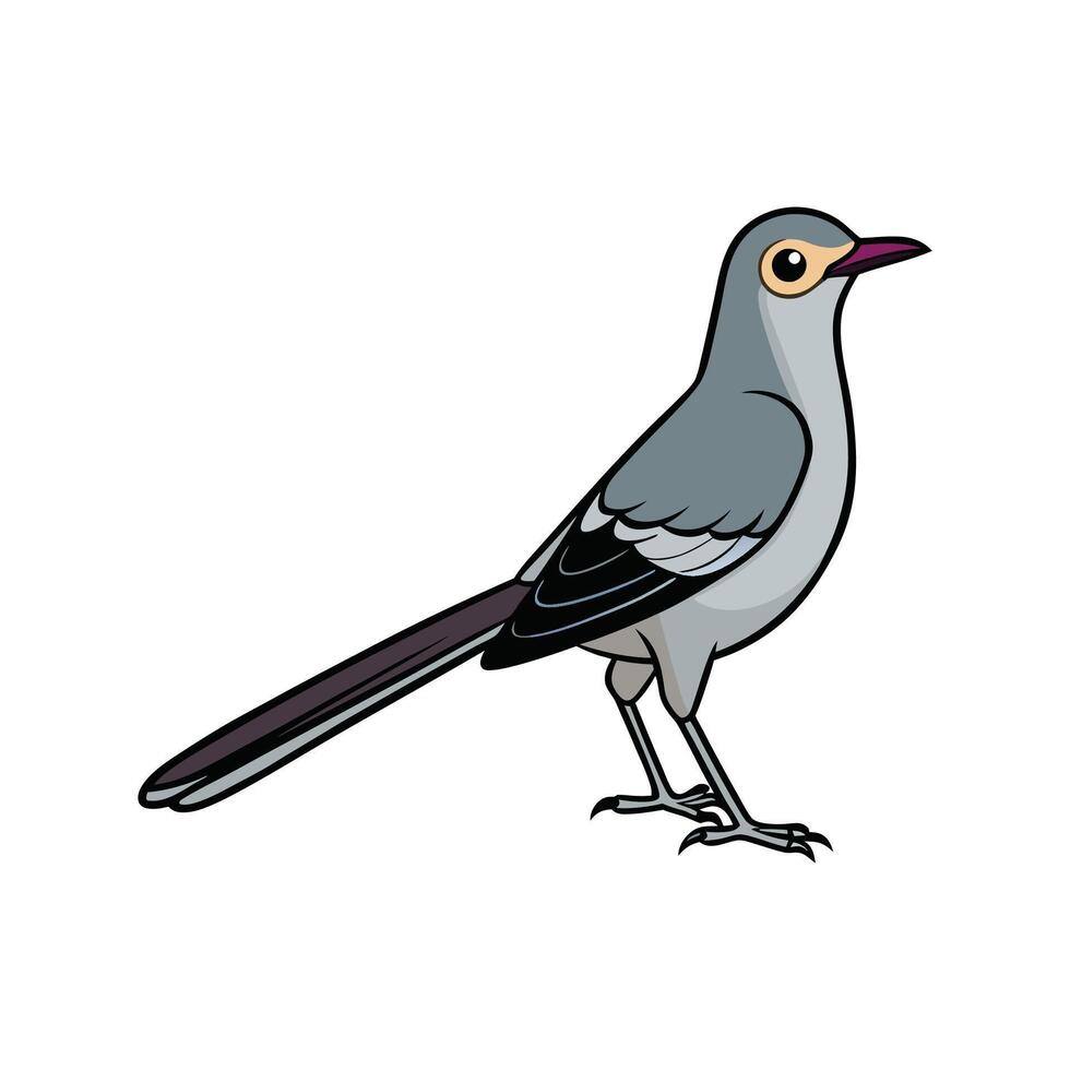 Elegant Northern Mockingbird Bird Artistic Representation 58108491 ... Elegant Northern Mockingbird Bird Artistic Representation 58108491 ...