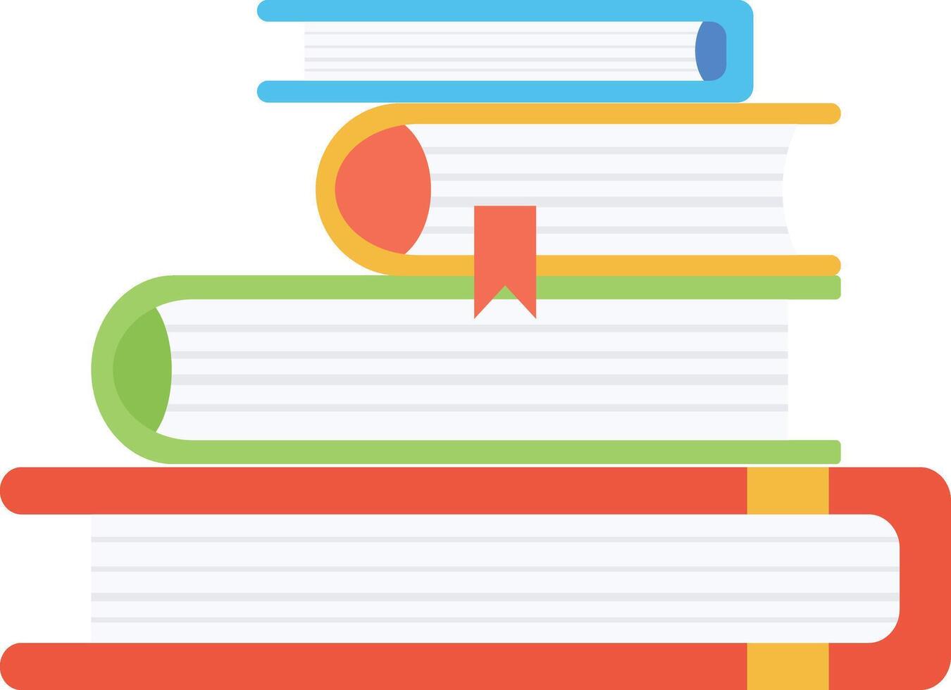 Book Stack Element 58145607 Vector Art at Vecteezy
