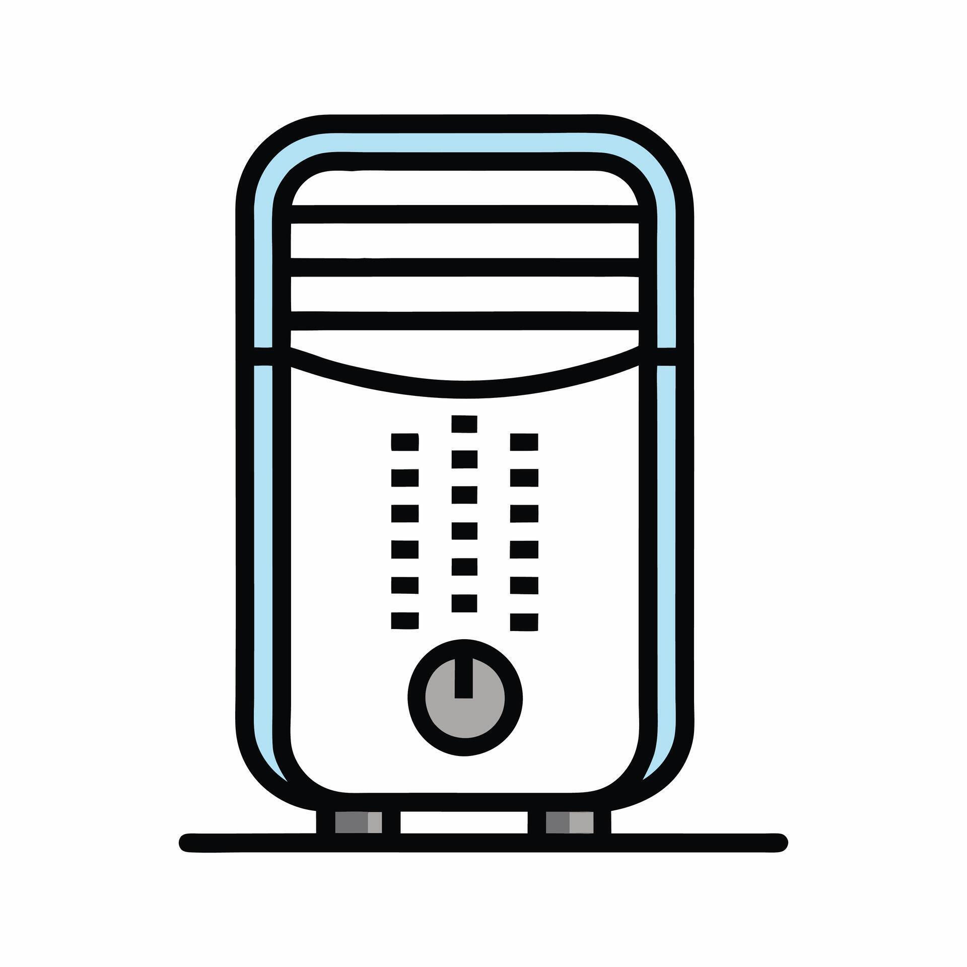 CPU Casing Computer Component 58146123 Vector Art at Vecteezy