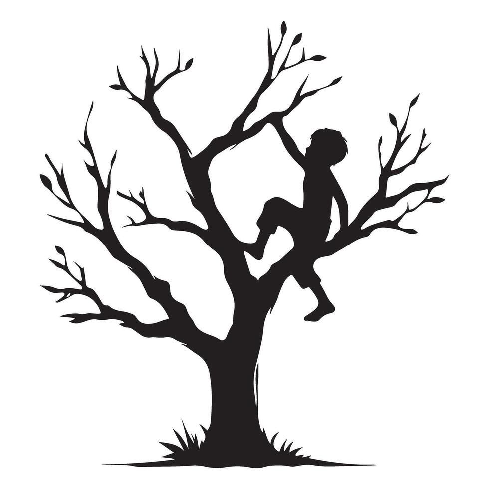 Tree Climbing Tree Vector Art, Icons, and Graphics for Free Download