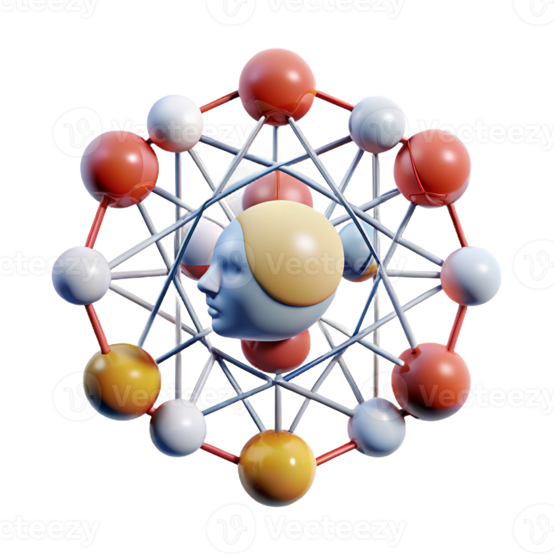 stunning rustic Abstract representation of human thought, visualized as ...