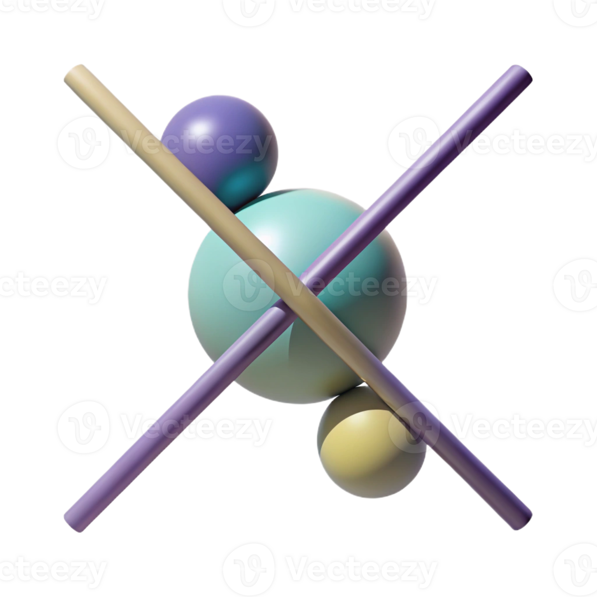 elegant abstract A minimalist composition of two intersecting lines, creating a sense of balance ...