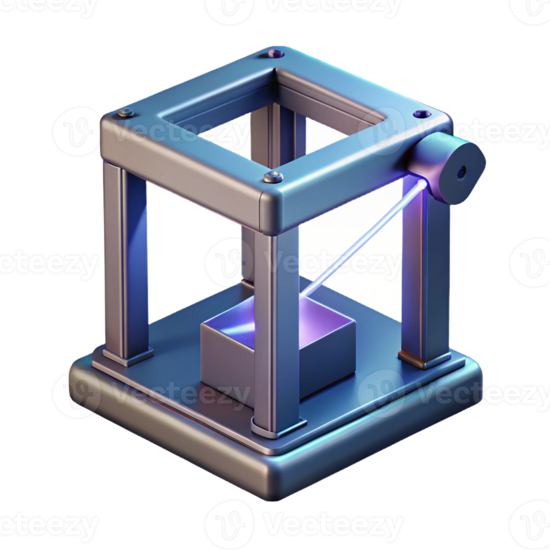 Impressive Artistic A 3d Printer Creating A Complex Geometric Object Layer By Layer