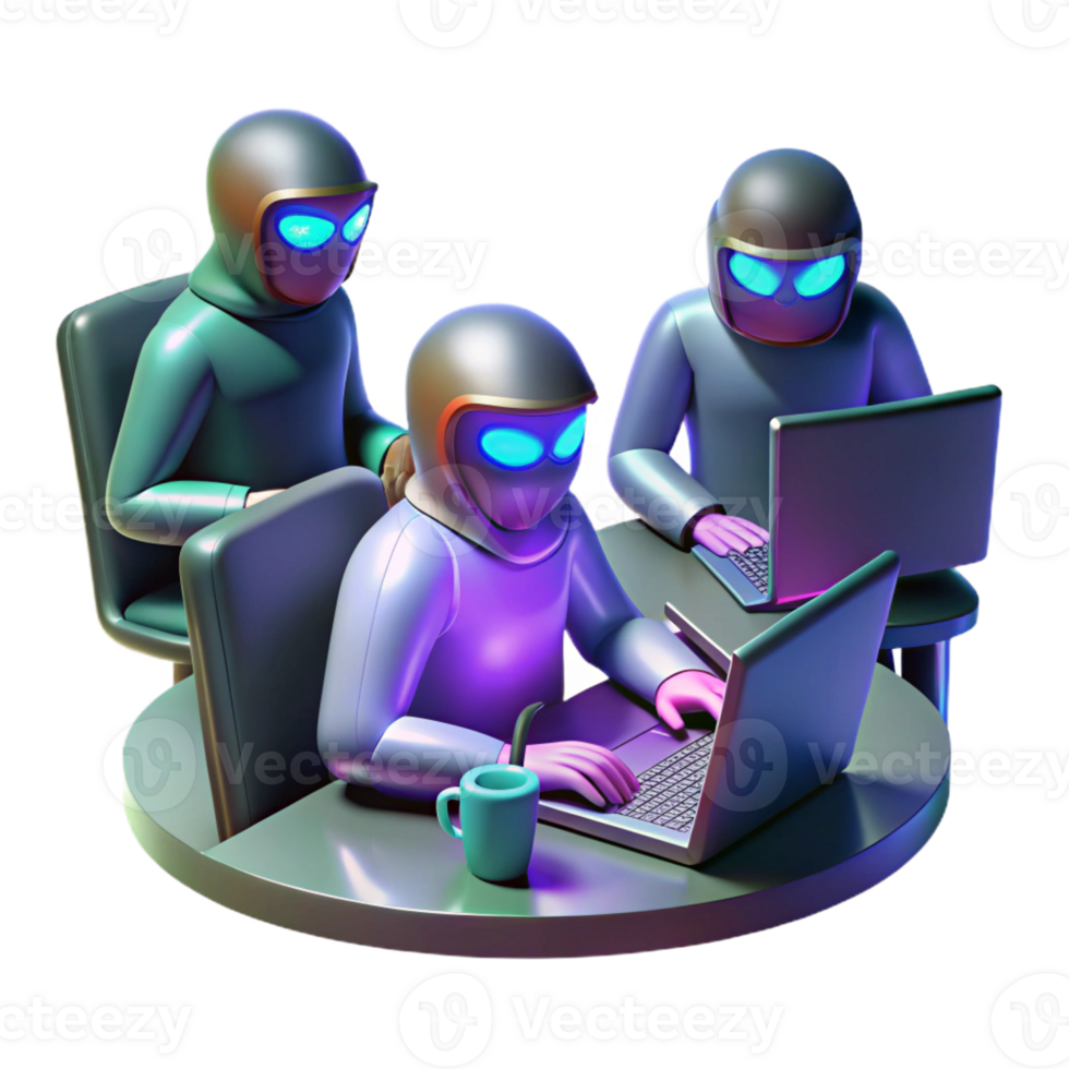 serene contemporary A group of rebels hacking into a government ...