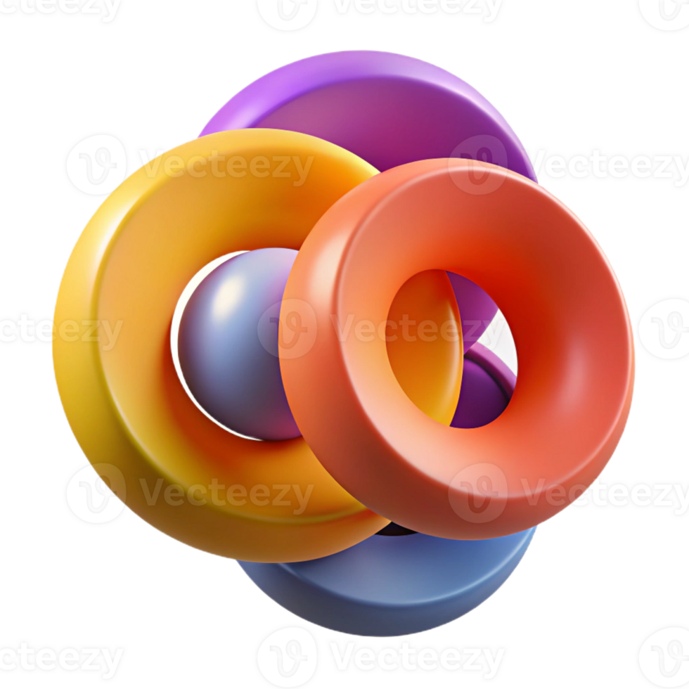 Impressive Artistic A Series Of Overlapping Circles With Varying Sizes And Colors Creating A