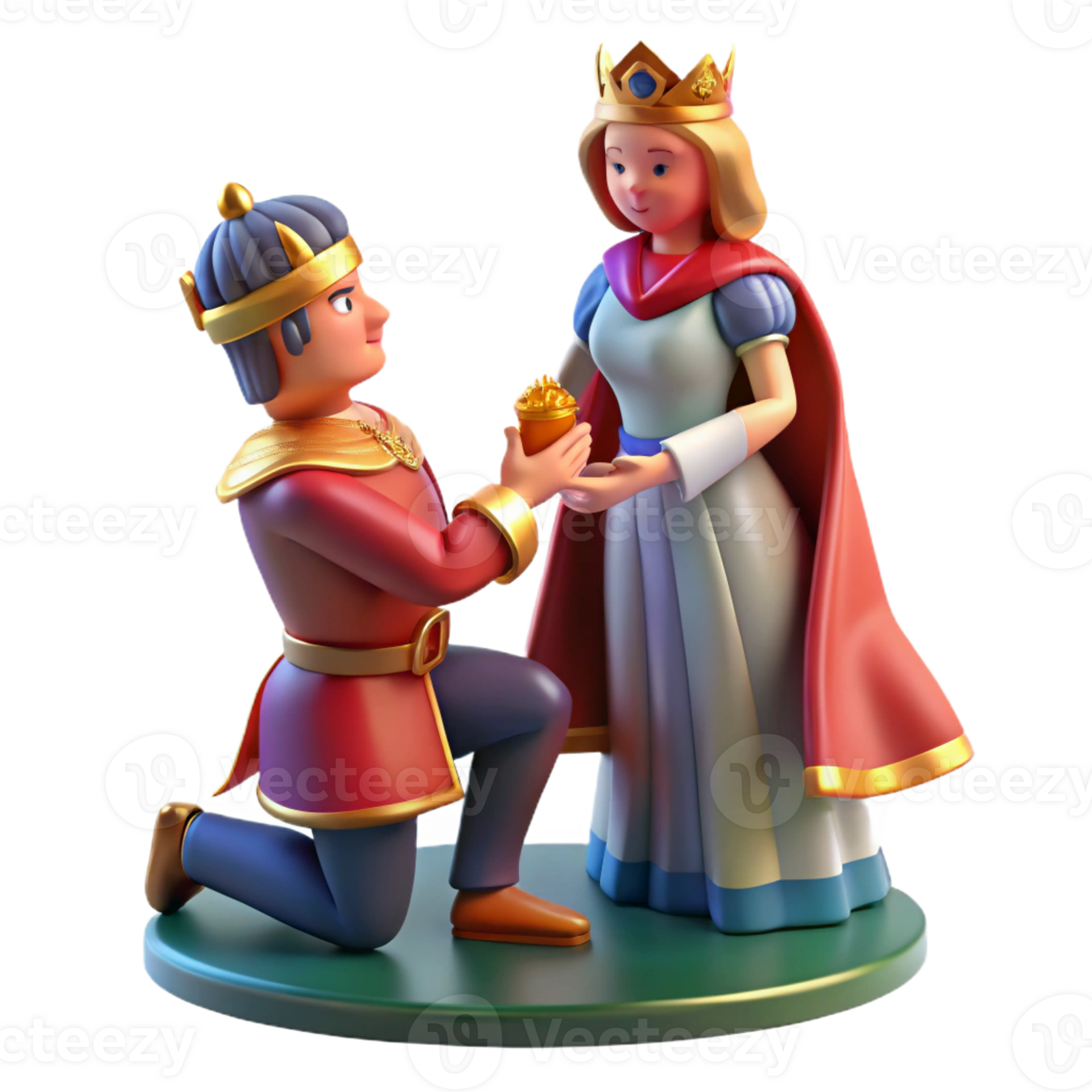 magnificent minimalist A delicate illuminated manuscript depicting a knight kneeling before a ...