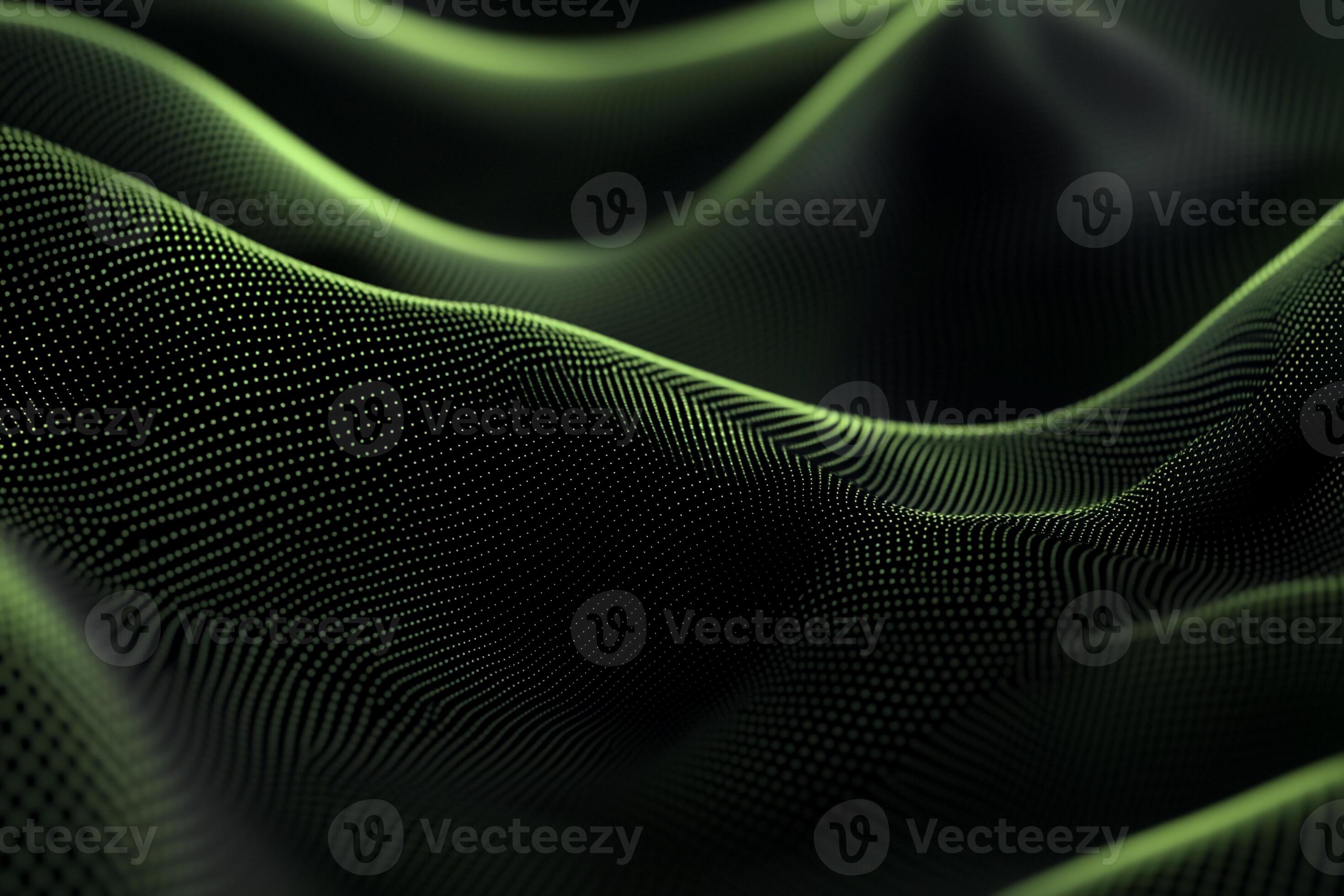 Abstract green wave pattern, flowing digital texture 58205089 Stock Photo at Vecteezy