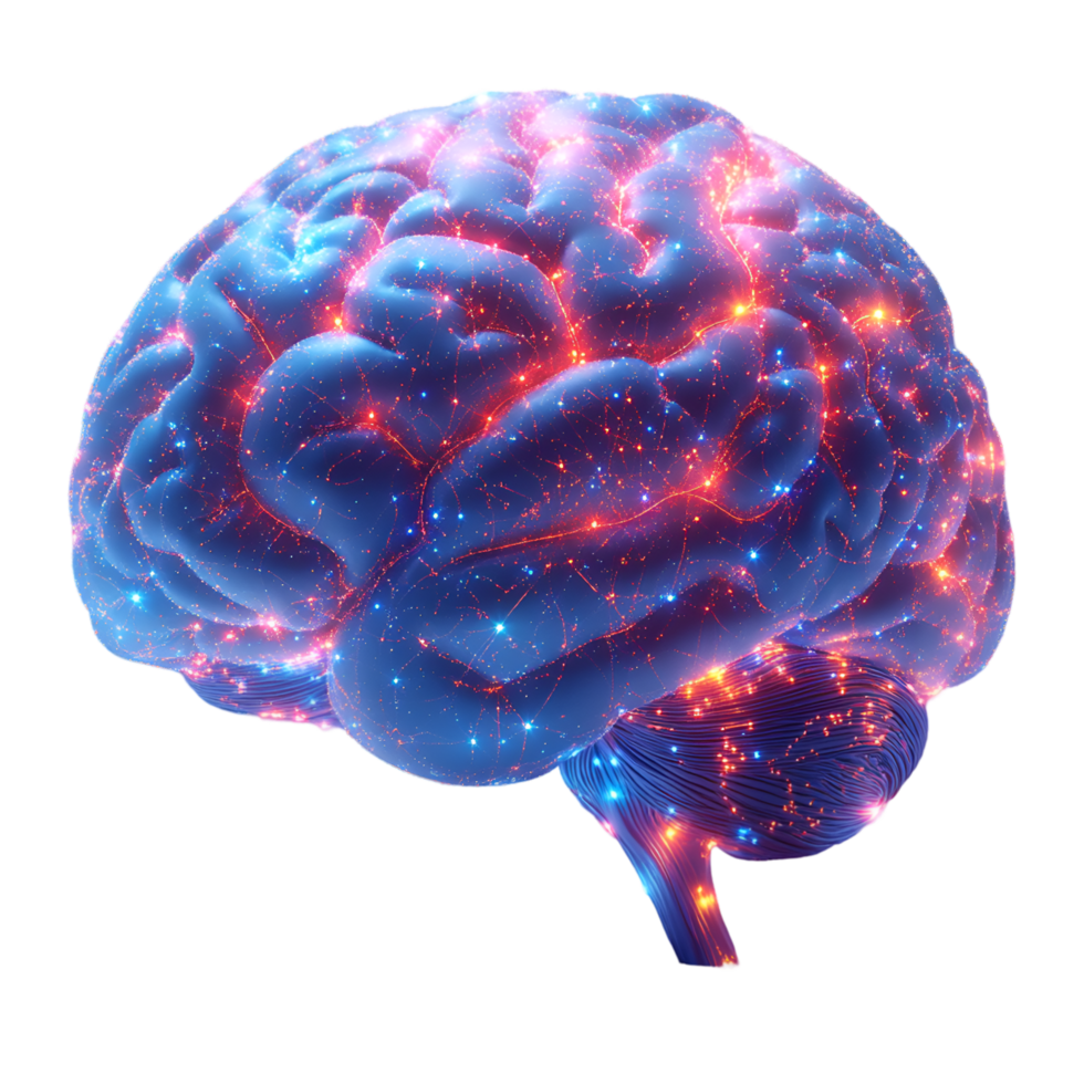 Illuminated Human Brain Neural Network Activity Connections, 58216575 PNG Illuminated Human Brain Neural Network Activity Connections, 58216575 PNG