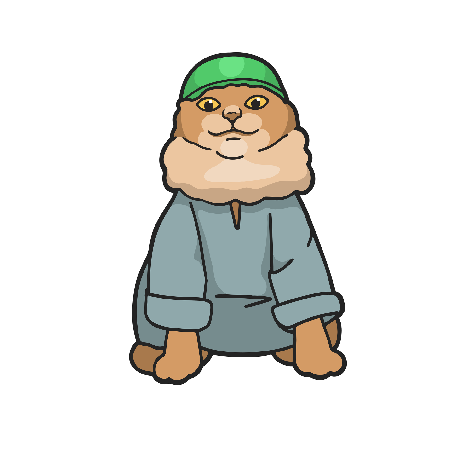 Tob Tobi Tob Cat Meme Sticker T-shirt Cute Illustration 58216981 PNG