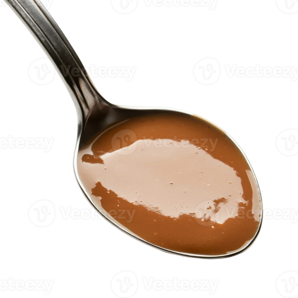 Delicious Gravy Ladle Action Shot on transparent background. 58217853 PNG